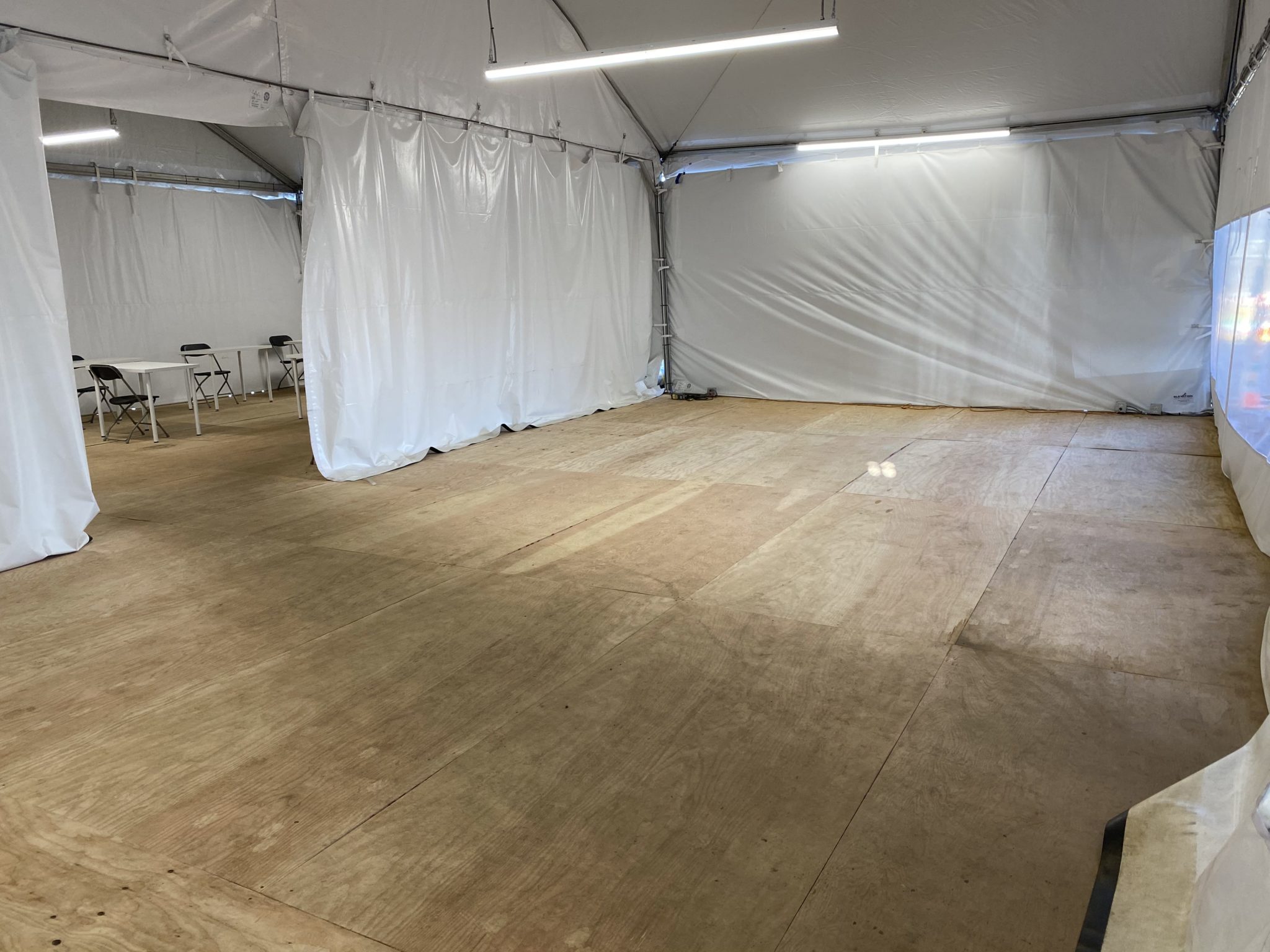 Fabric Structures | Construction Site Tents BC | Elevation Tent Rentals